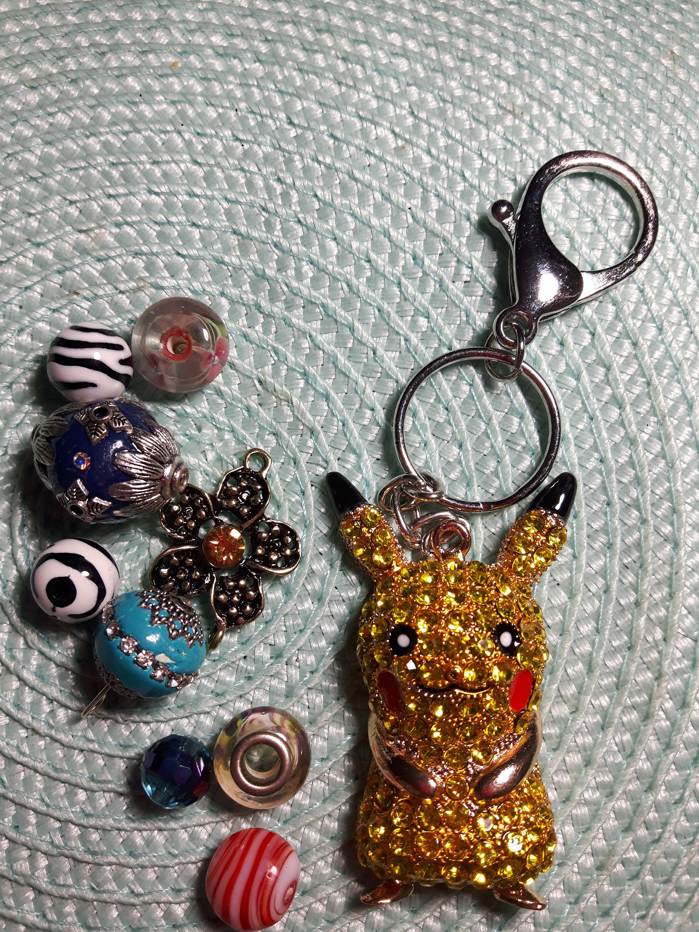 PIKACHU Pokemon key ring key chain Pendant Necklace - Etsy 日本