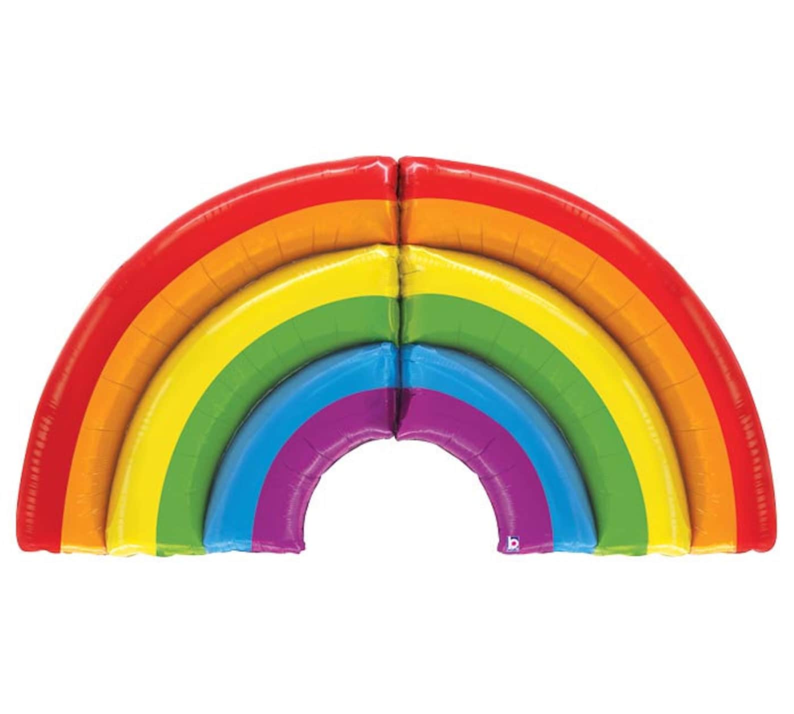 Huge 60" Bright Rainbow Foil Balloon, Magical, Fantasy, Celebrate ...