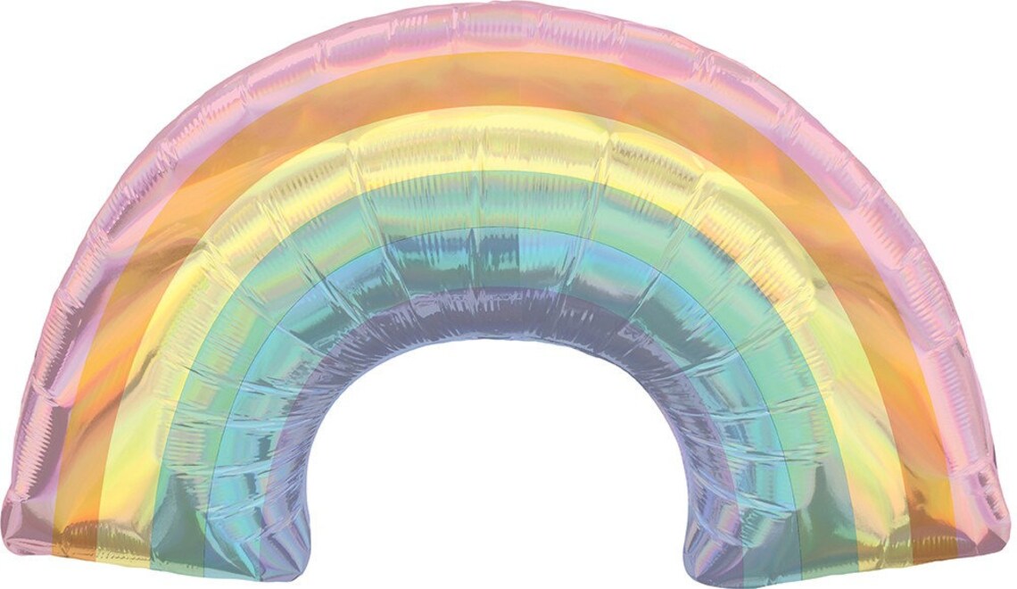 34 Pastel Rainbow Foil Balloon Magical Fantasy | Etsy