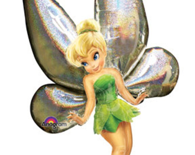 Tinkerbell Air Walker Foil Balloon, Fairy Garden, Party Decoration ...