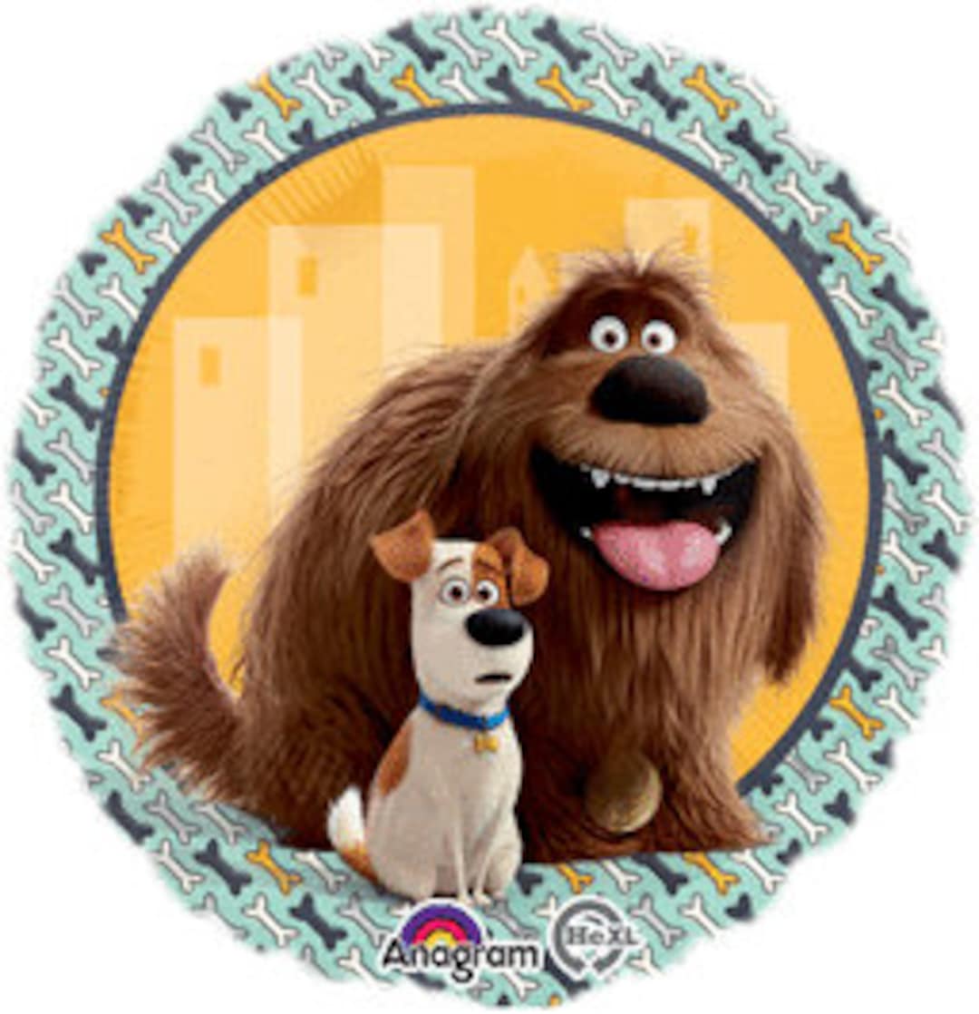 TWO 18" Secret Life of Pets Foil Balloon, Max, Duke, Party Decoration ...