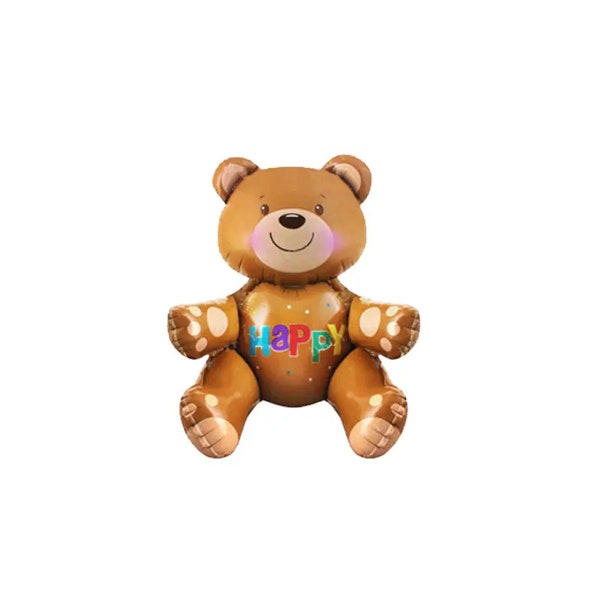 Teddy Bear Foil Balloon - Etsy