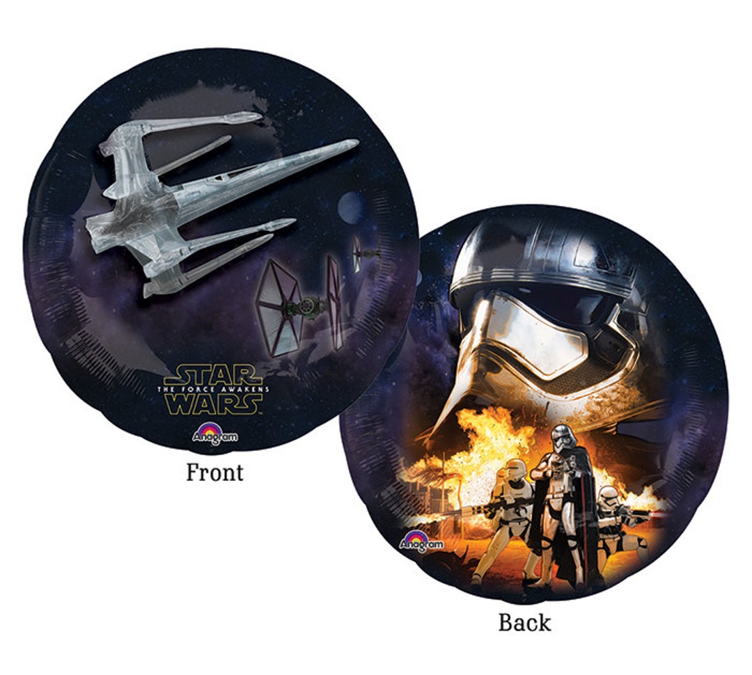 32 Star Wars the Force Awakens Balloon Party Decoration, 3d Spaceship ...