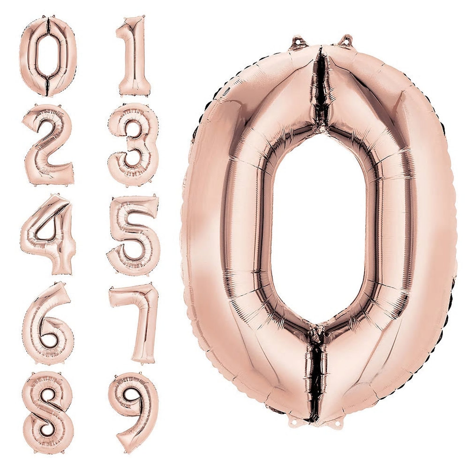 35 Number Foil Balloon in Rose Gold Party Decoration - Etsy