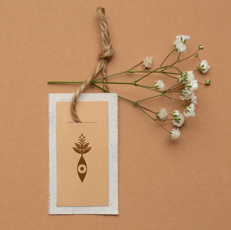 Bloom LOGO DESIGN Boho Witch Folk Retro Branding - Etsy