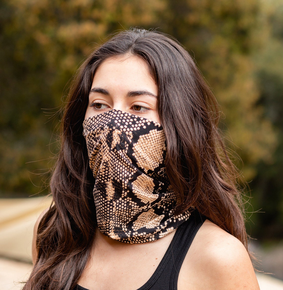 Made in the Usa-snake-many Ways to Wear- Neck Buff - Etsy