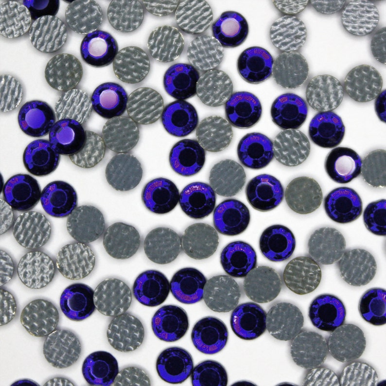 Hotfix Rhinestones Loose ss6 / 2mm size Cobalt / Navy / - Etsy.de