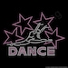Dance Rhinestone Iron-on Crystal Bling Hotfix Sparkle Transfer Applique ...