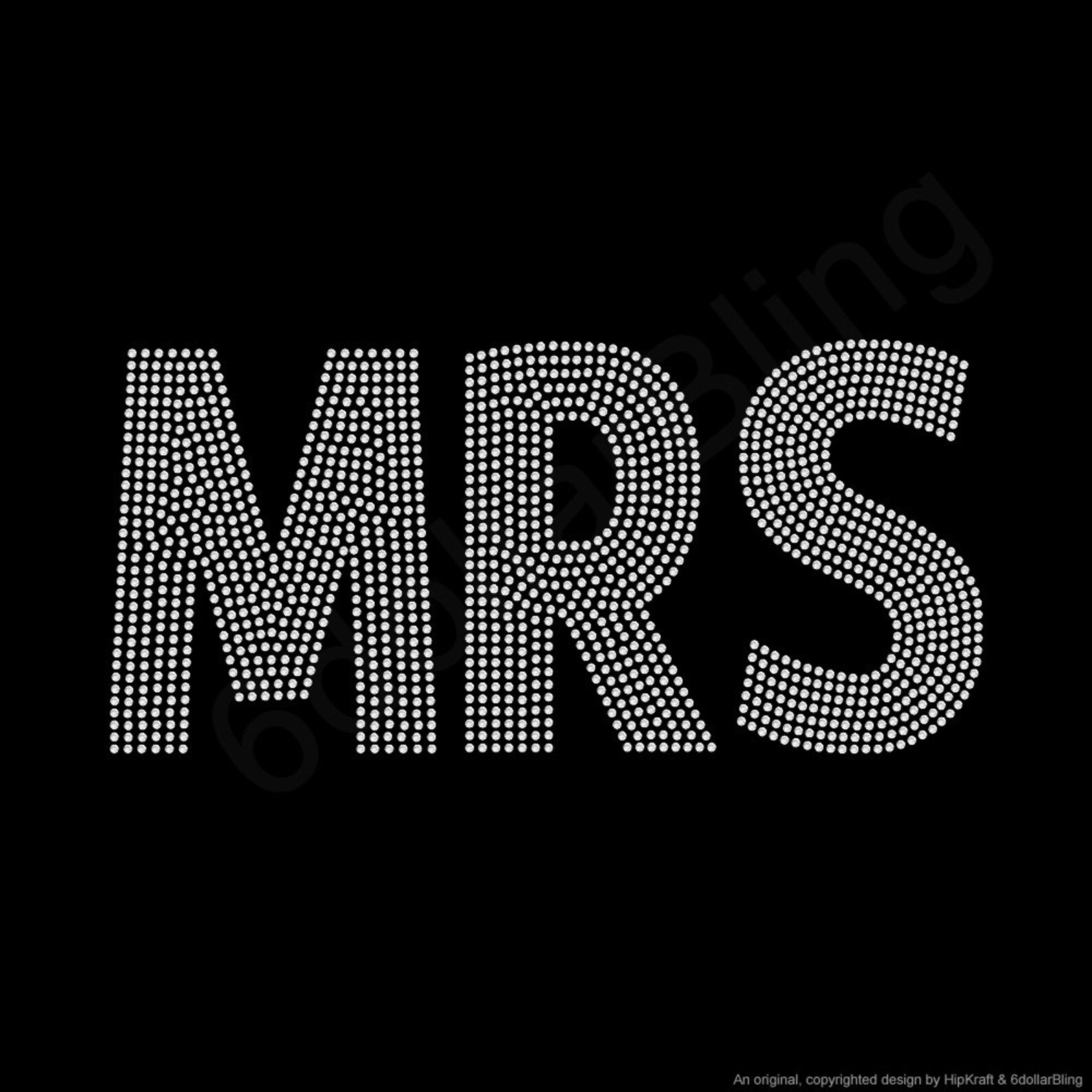MRS Rhinestone Iron-on Crystal Bling Hotfix Sparkle Transfer - Etsy