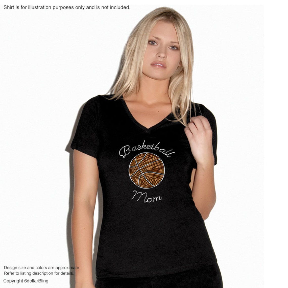 Basketball Mom Rhinestone Iron-on Crystal Bling Hotfix Sparkle - Etsy