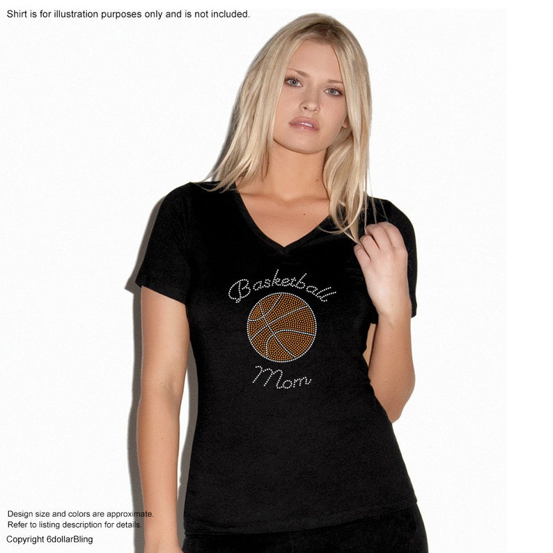 Basketball Mom Rhinestone Iron-on Crystal Bling Hotfix Sparkle - Etsy