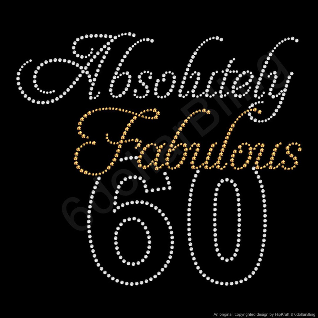 Absolutely Fabulous 60 Rhinestone Iron-on Crystal Bling Hotfix Sparkle ...