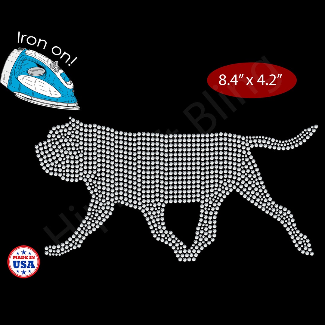 Neapolitan Mastiff Rhinestone Iron-on Crystal Bling Hotfix Sparkle ...