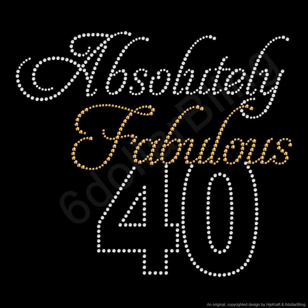 Absolutely Fabulous 40 Rhinestone Iron-on Crystal Bling Hotfix Sparkle ...