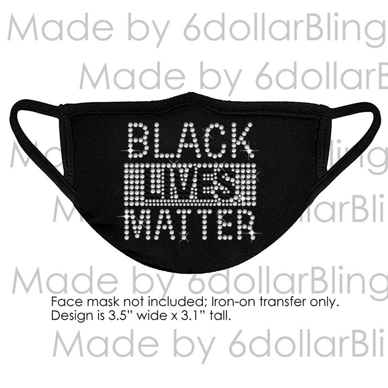 Black Lives Matter Mask - Etsy
