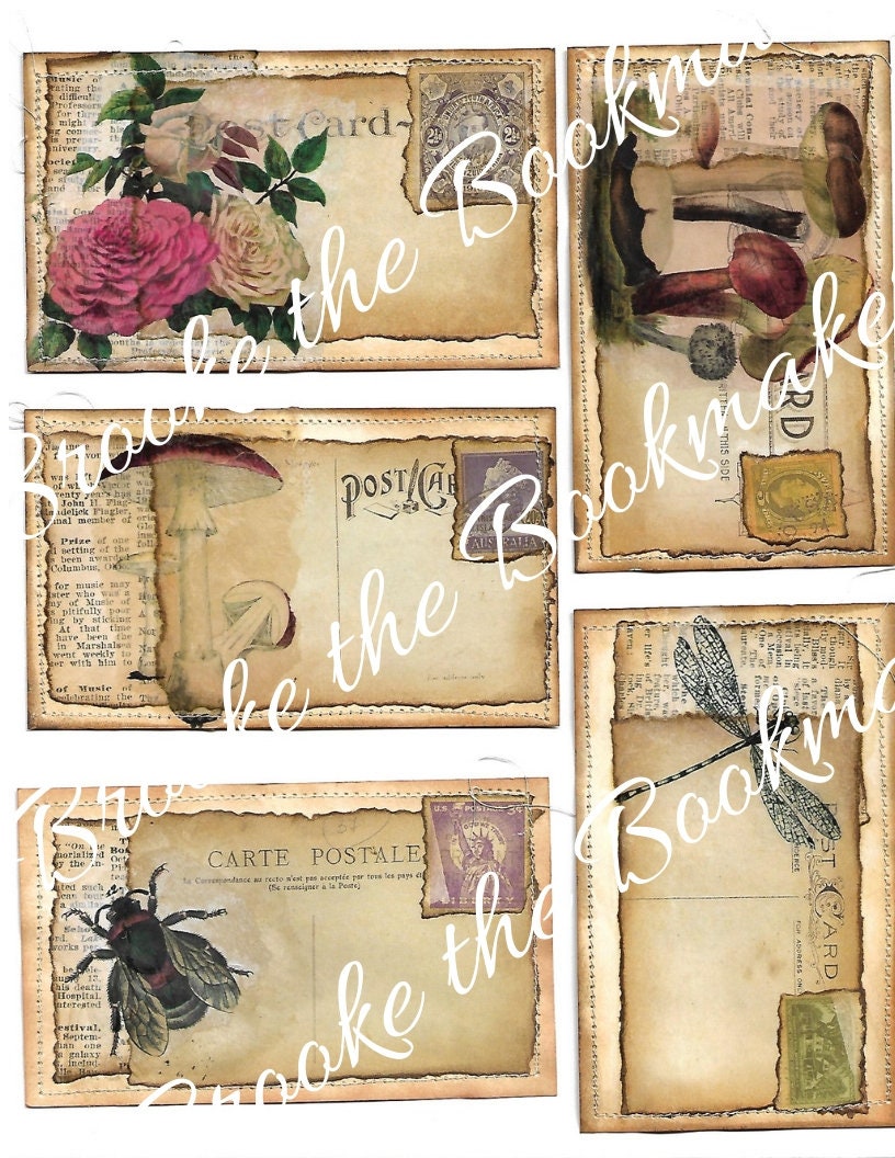Nature Theme Tags & Journaling Cards - Etsy