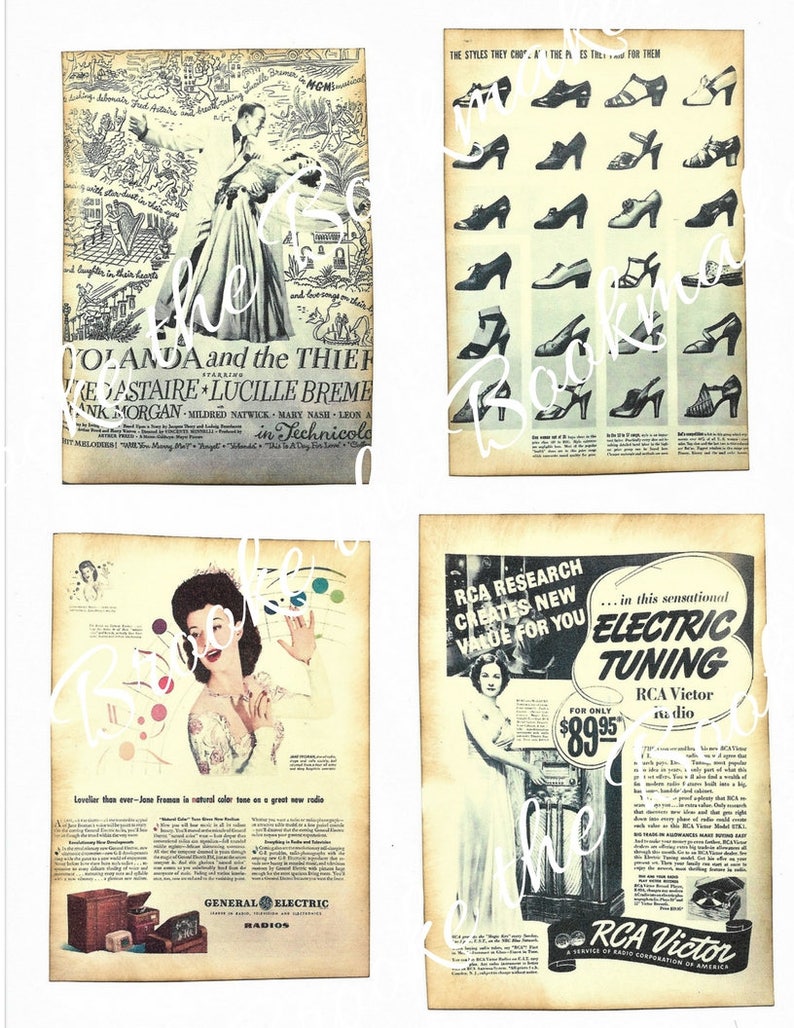 50's Magazine Adds, Digital Download - Etsy