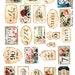 Vintage Number Labels - Etsy