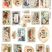 Vintage Number Labels - Etsy