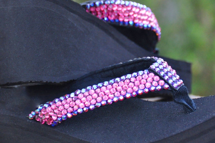 Custom Color Rose & Purple Diamond Diva's With Swarovski Crystal ...