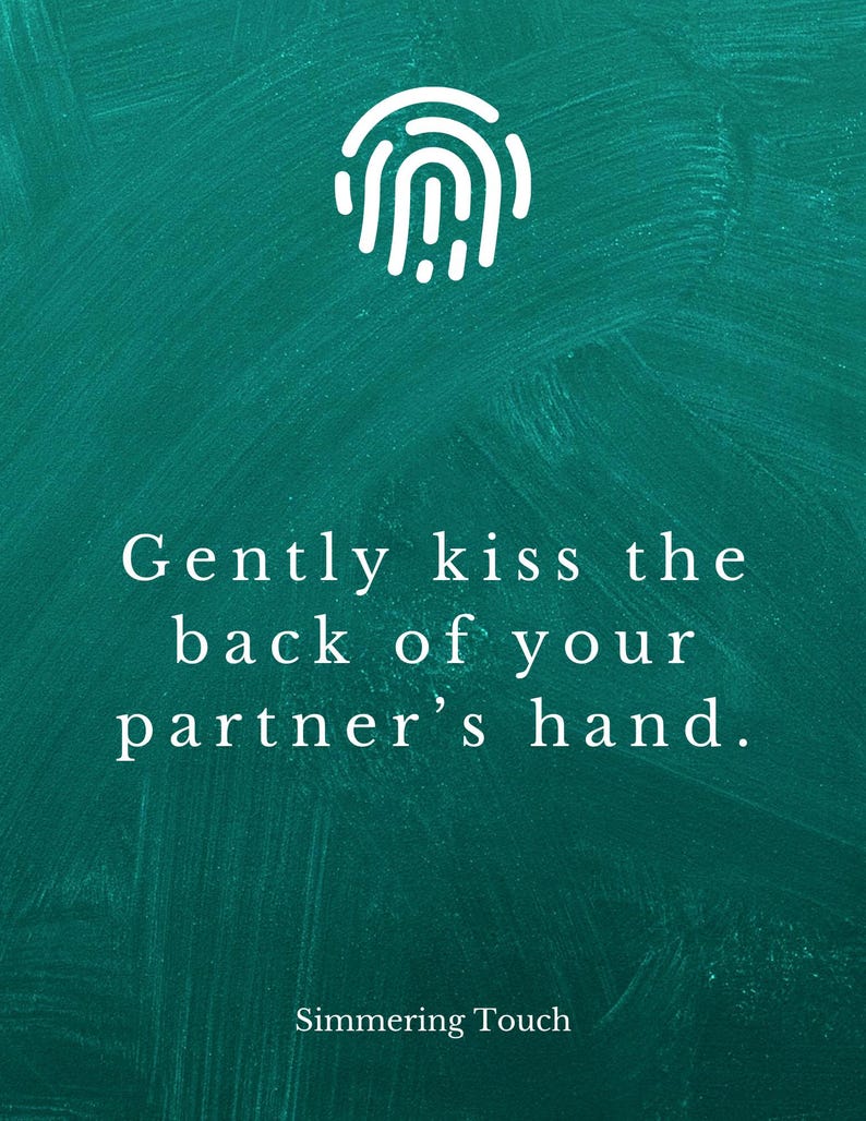 Simmering Touch Intimacy Cards: Ignite Desire, Deepen Connection ...