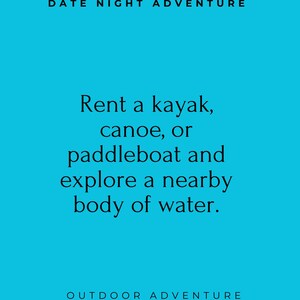 Date Night Adventure Cards: 50 Romantic Couple's Game Cards for Home ...