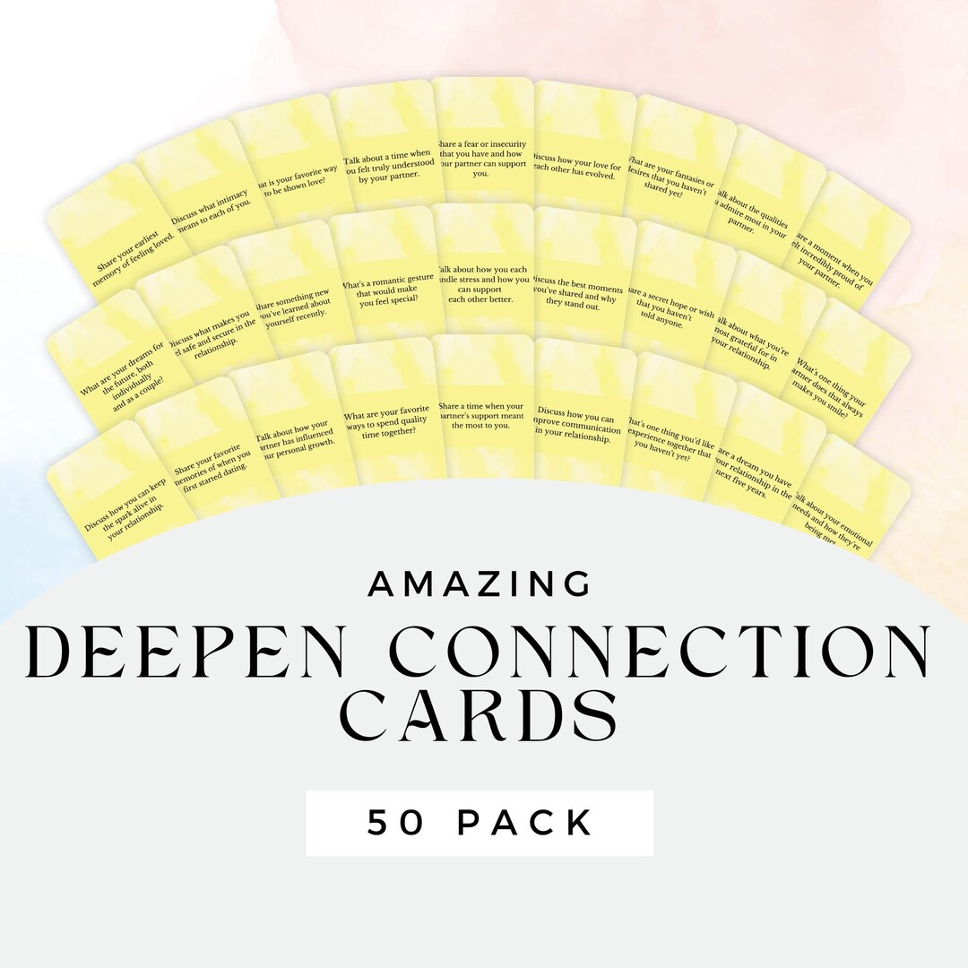 Deep Connection, Conversation Starter, Couples, Deepen Connection ...