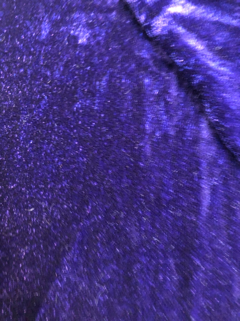 1 1/4 Yds. Purple Stretch Velour60" W. - Etsy