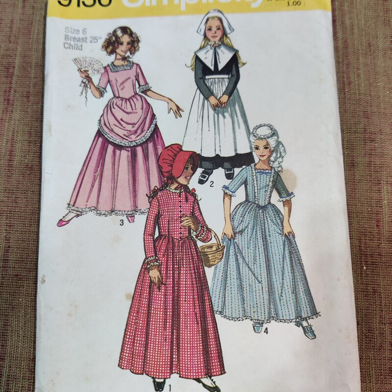 Childrens Colonial Costume - Etsy