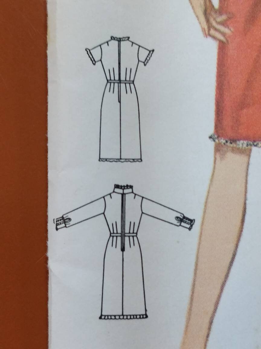 Butterick 3851 Modest Dress With Straight Skirt by Australian - Etsy