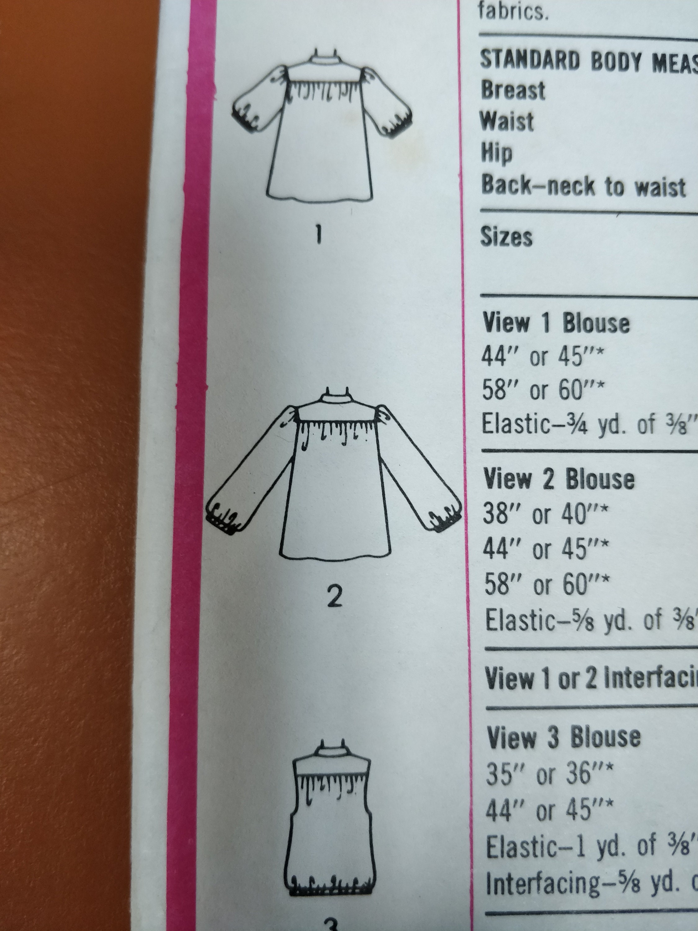 Simplicity 8669 Child's Peasant Blouse With Standing - Etsy
