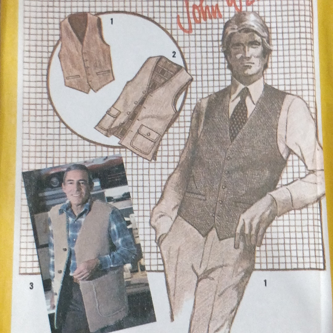 Simplicity 9793 Men's Tailored Vest and Casual Vest Designed by John ...