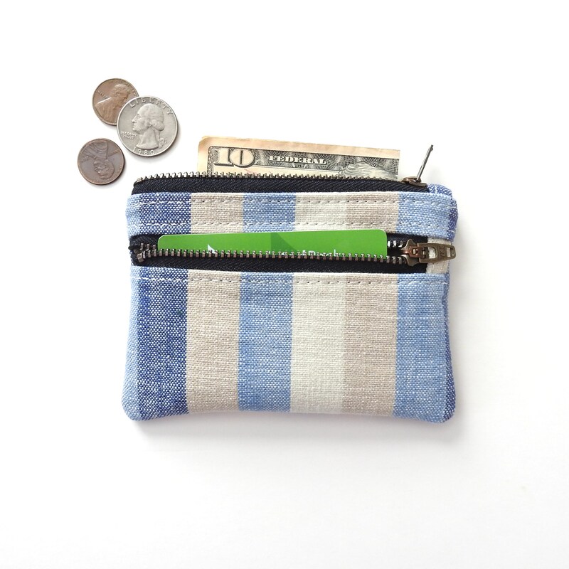 Striped Coin Purse Fabric - Etsy