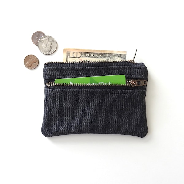 Canvas Wallet - Etsy
