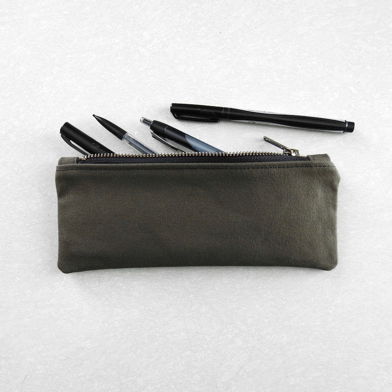 Small Slim Pencil Case - Etsy