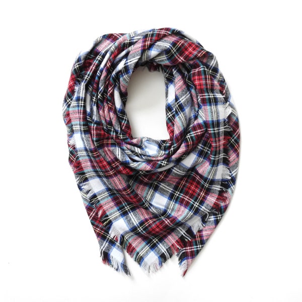 Plaid Flannel Scarf - Etsy