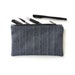 Black Herringbone Pencil Case, Medium Zipper Pouch - Etsy