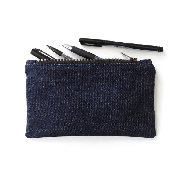 Denim Pencil Case - Etsy