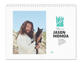 Jason Momoa 2023 Wall Calendar - Etsy