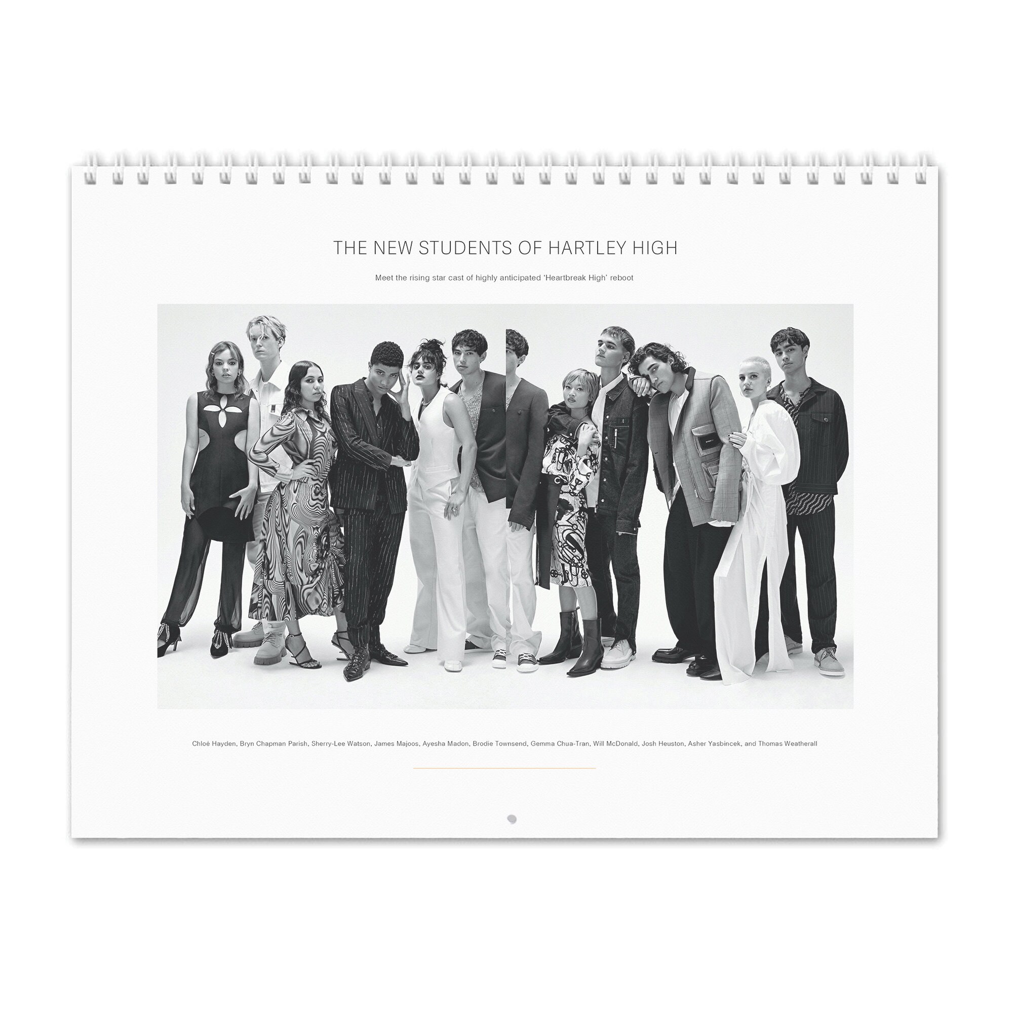 Cast of Heartbreak High - The New Students of Hartley High 2024 Wall ...