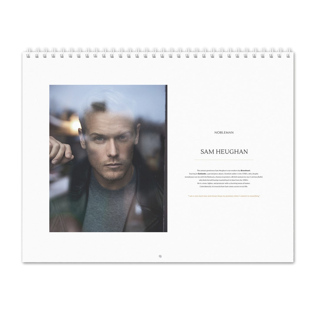 Sam Heughan Vol.2 2025 Wall Calendar - Etsy Canada
