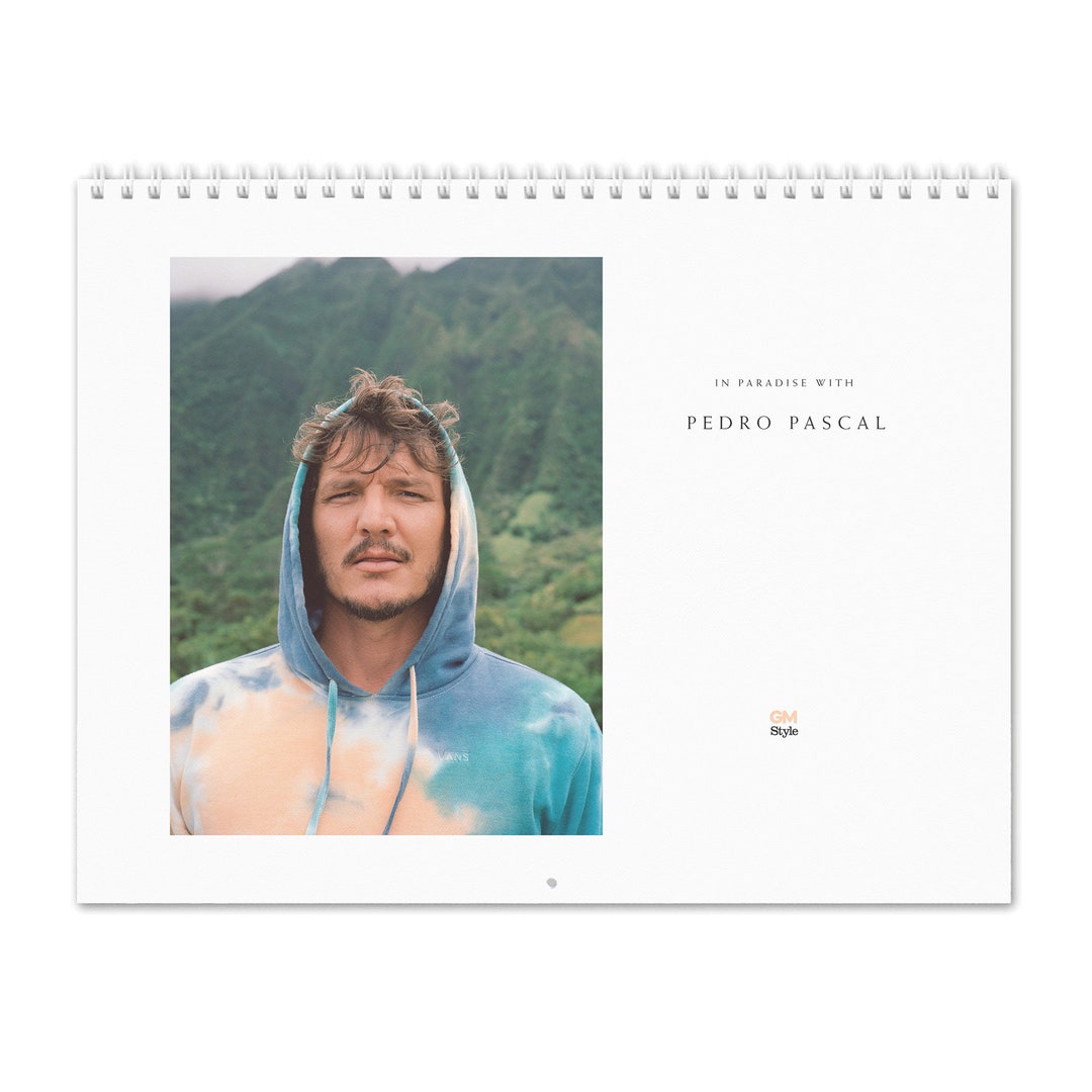 Pedro Pascal Vol.1 2025 Wall Calendar - Etsy