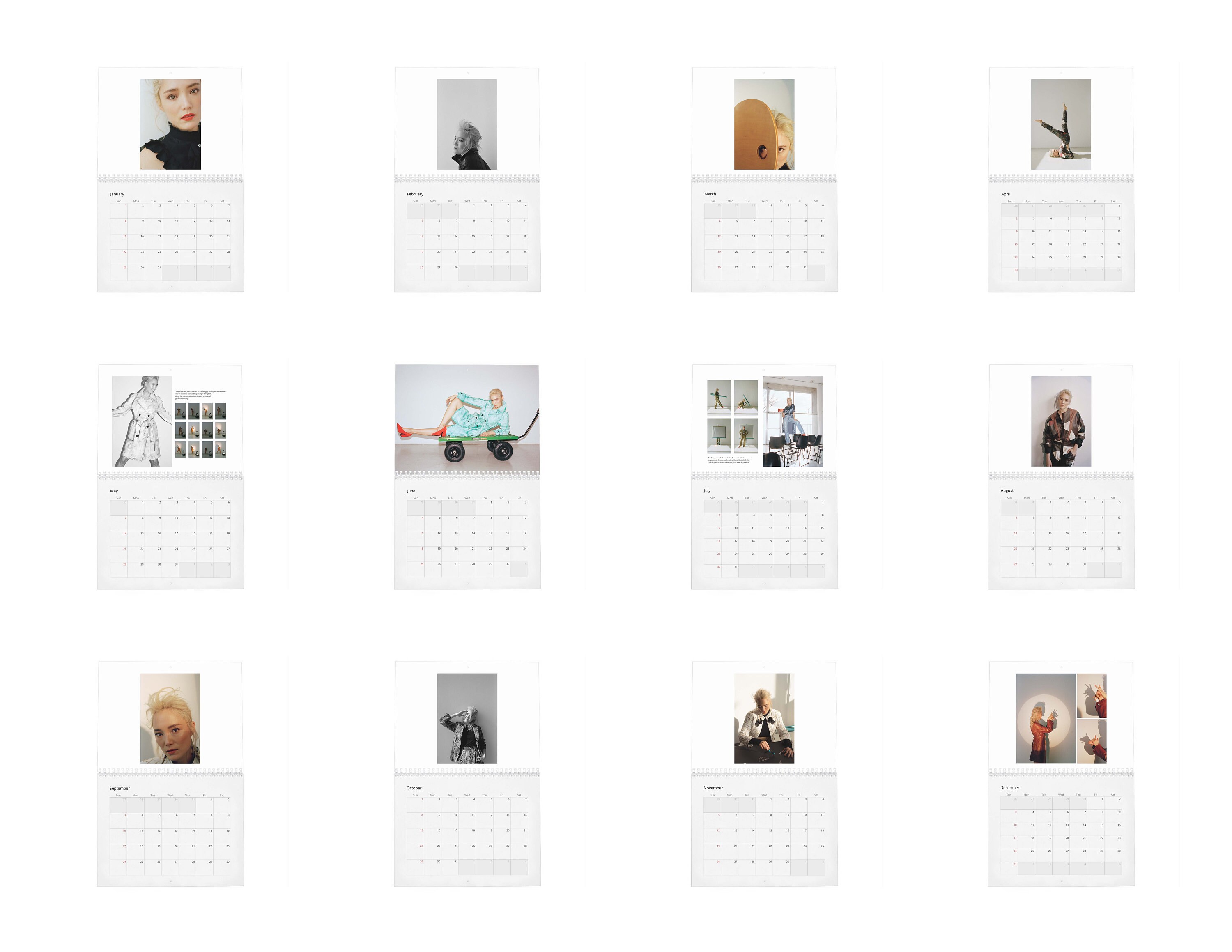 Pom Klementieff Vol.1 - 2024 Wall Calendar sold by Charin Ceramic | SKU ...