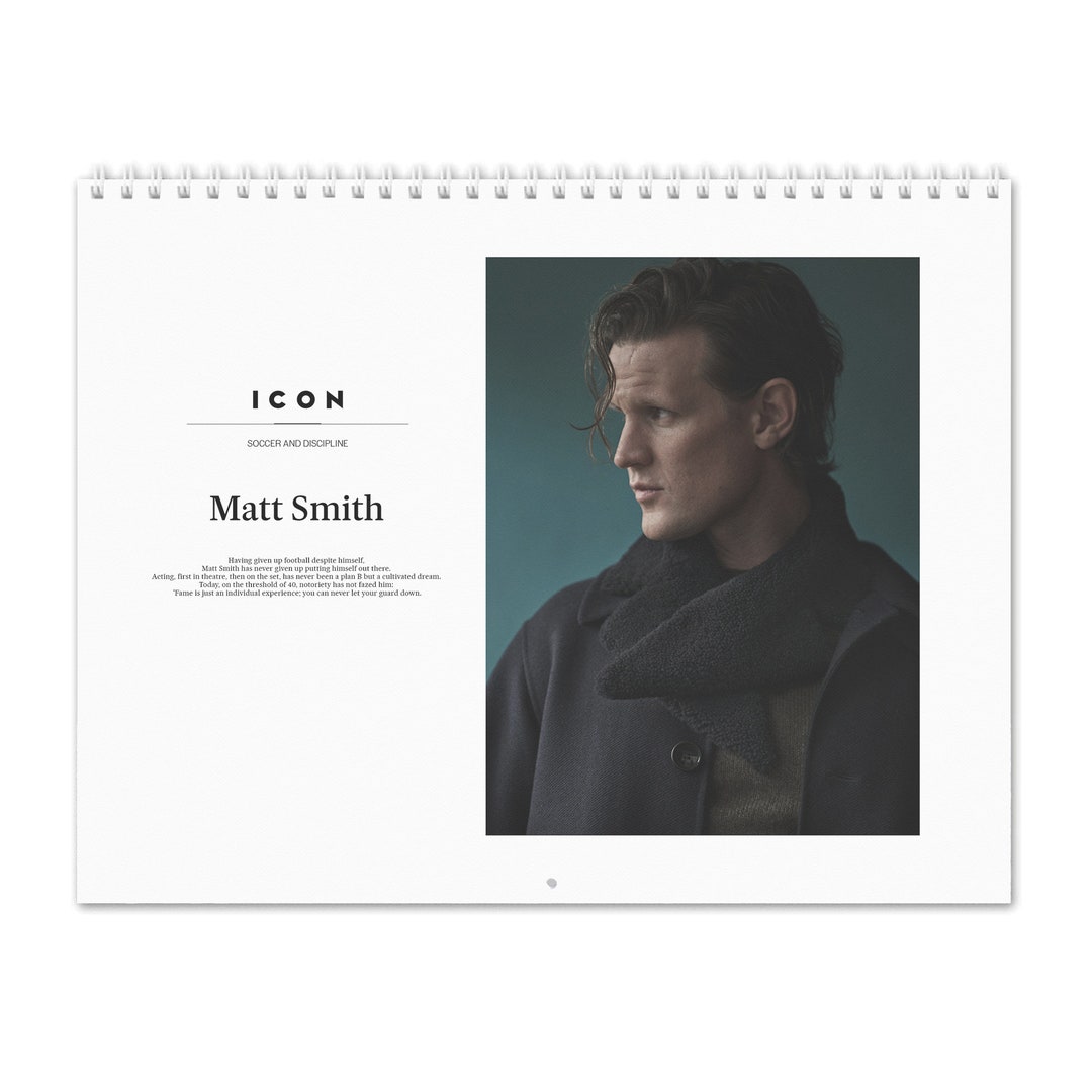 Matt Smith Vol.2 2025 Wall Calendar - Etsy