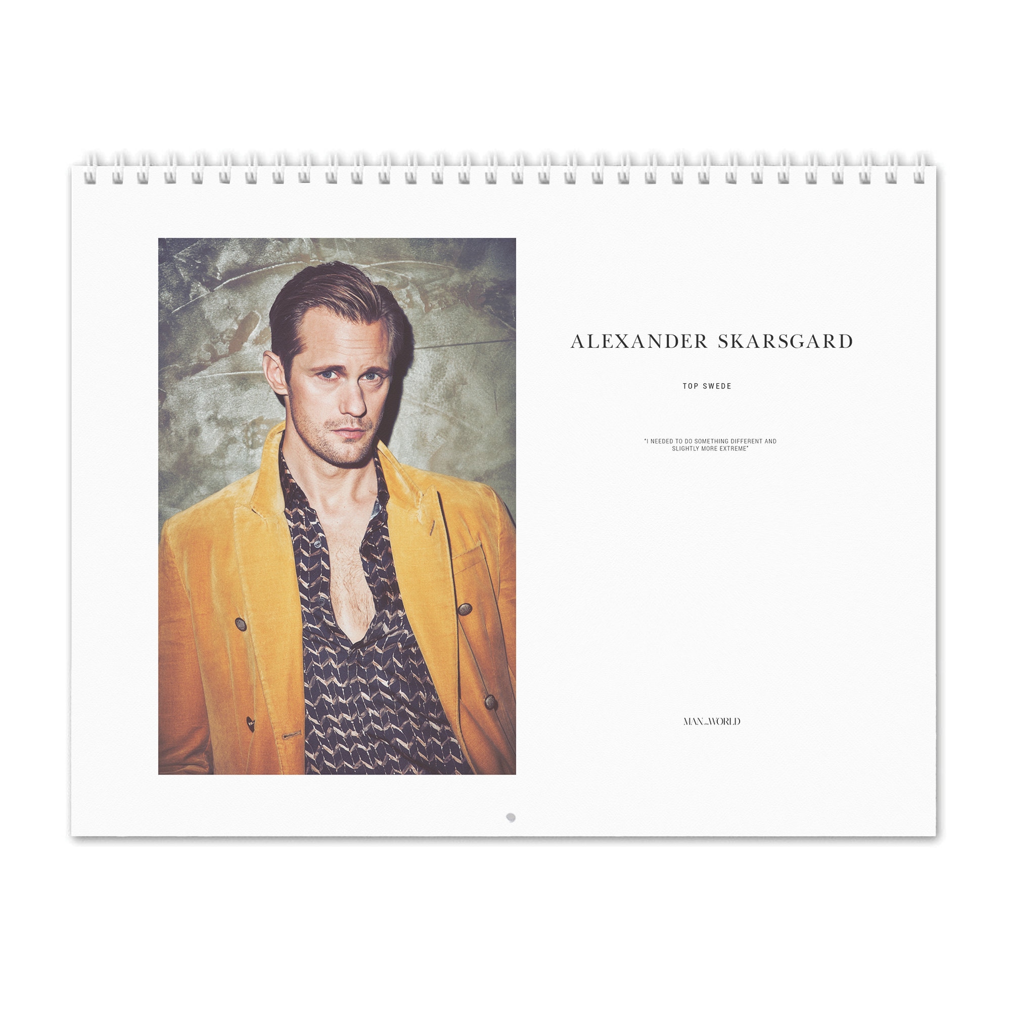 Alexander Skarsgard Calendar