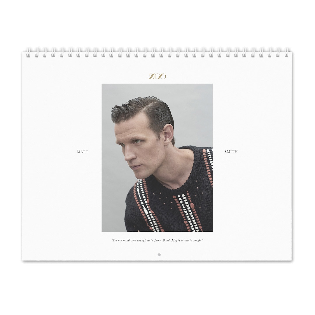 Matt Smith Vol.1 2024 Wall Calendar - Etsy