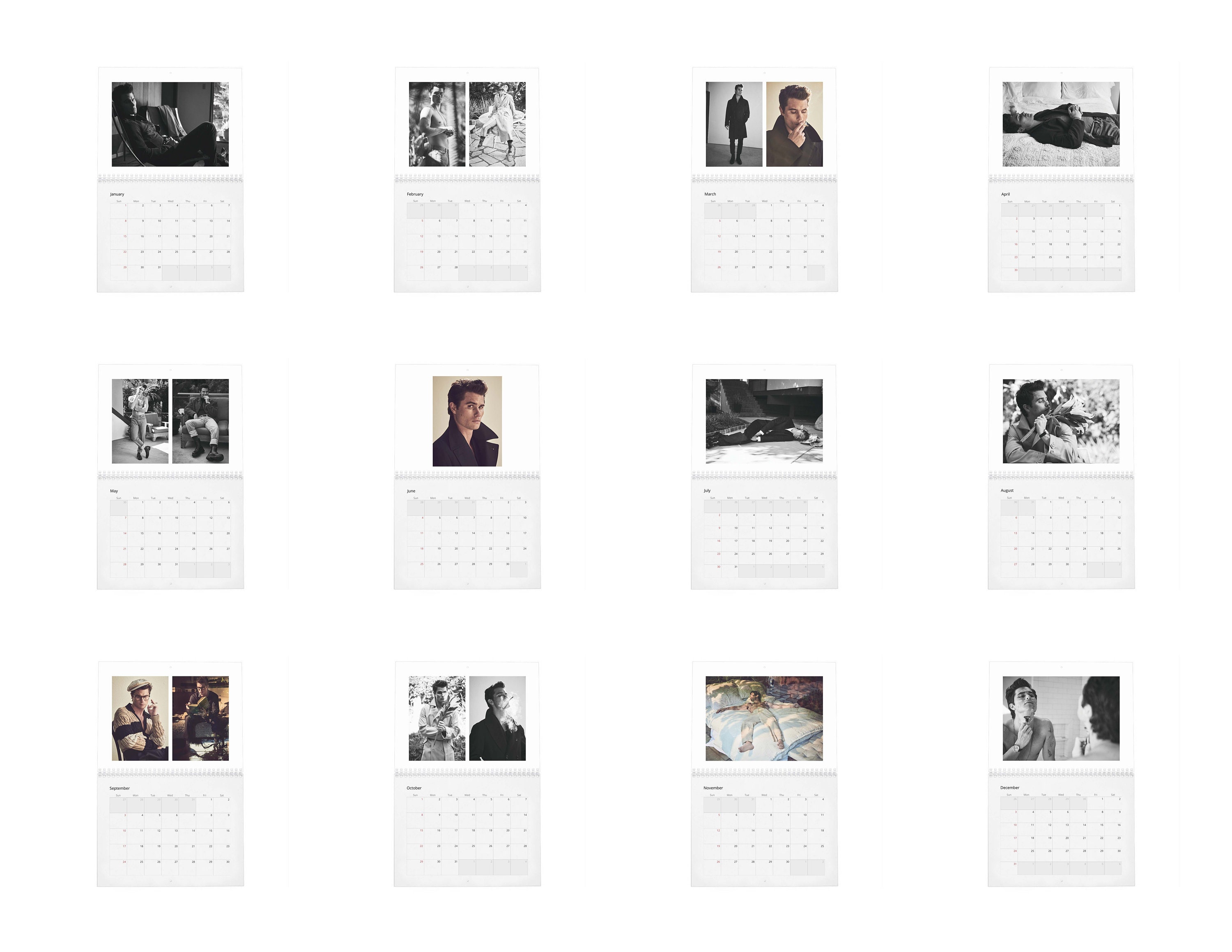 Chase Stokes Vol.2 - 2024 Wall Calendar sold by Alvaro Tapia | SKU ...