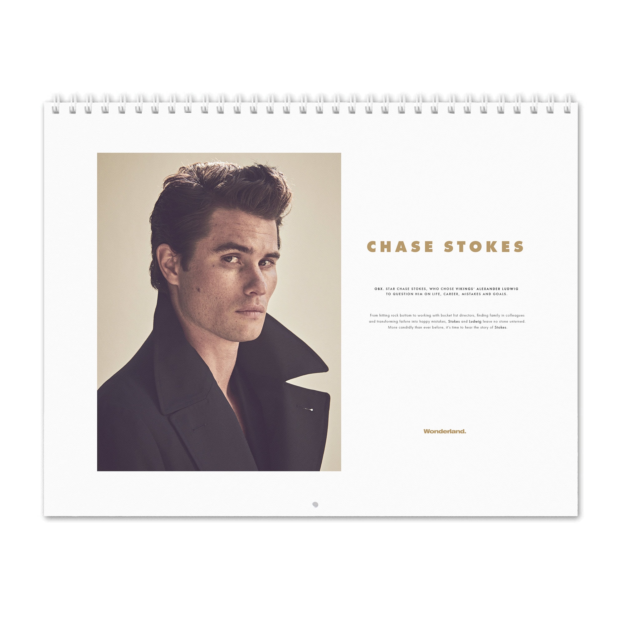 Chase Stokes Vol.2 - 2024 Wall Calendar sold by Alvaro Tapia | SKU ...