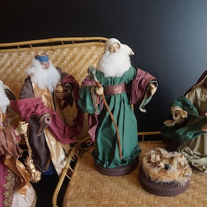 Paper Mache Nativity Set, 6 Pieces - Etsy