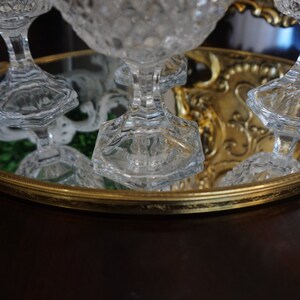 Fostoria Stratton Crystal Champagne Glasses 4 - Etsy
